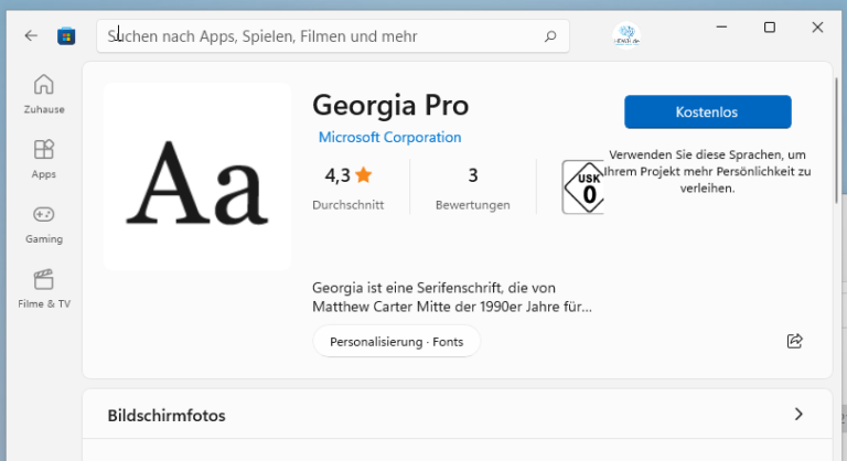 Windows 11: Schriftarten installieren - kostenlos Schriftarten herunterladen