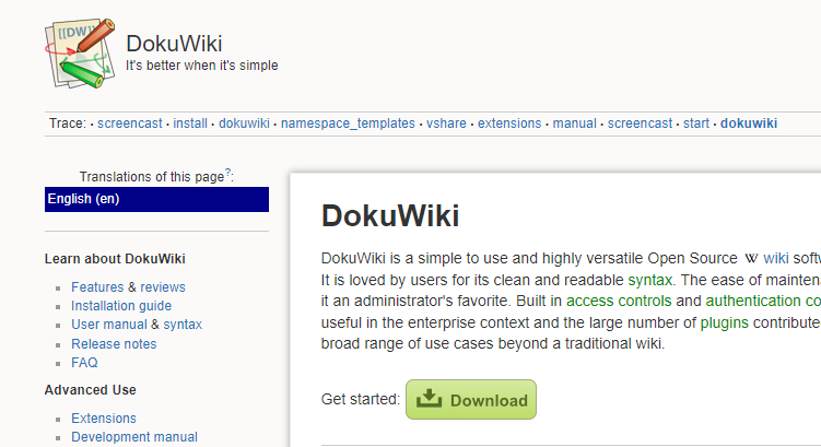 DokuWiki Download - HDWH.de