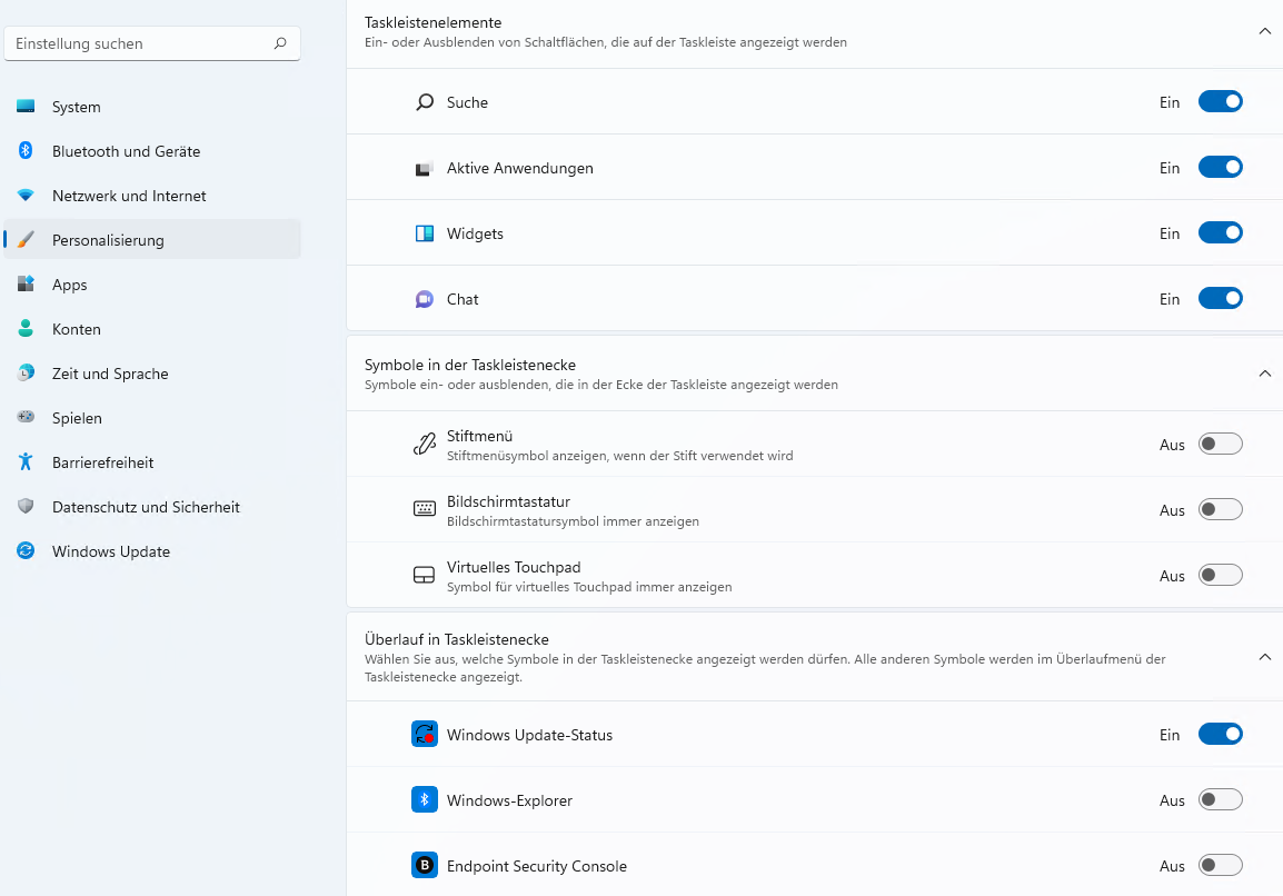 Windows 11: aktive Anwendungen in der Taskleiste anzeigen - So geht's ...