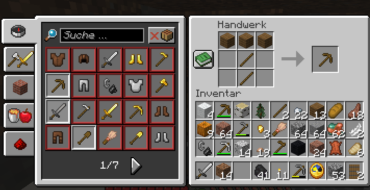 Was sind Crafting-Rezepte und wie benutze ich das Handwerksfeld? - HDWH.de