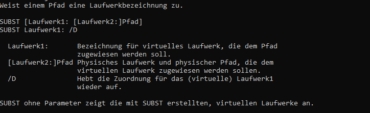 CMD SUBST Befehl unter Windows 10/11: Was kann man damit machen? - HDWH.de