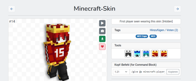 Minecraft Skin erstellen - HDWH.de
