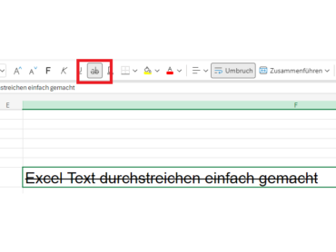 Excel Text Durchstreichen – So funktioniert es - HDWH.de
